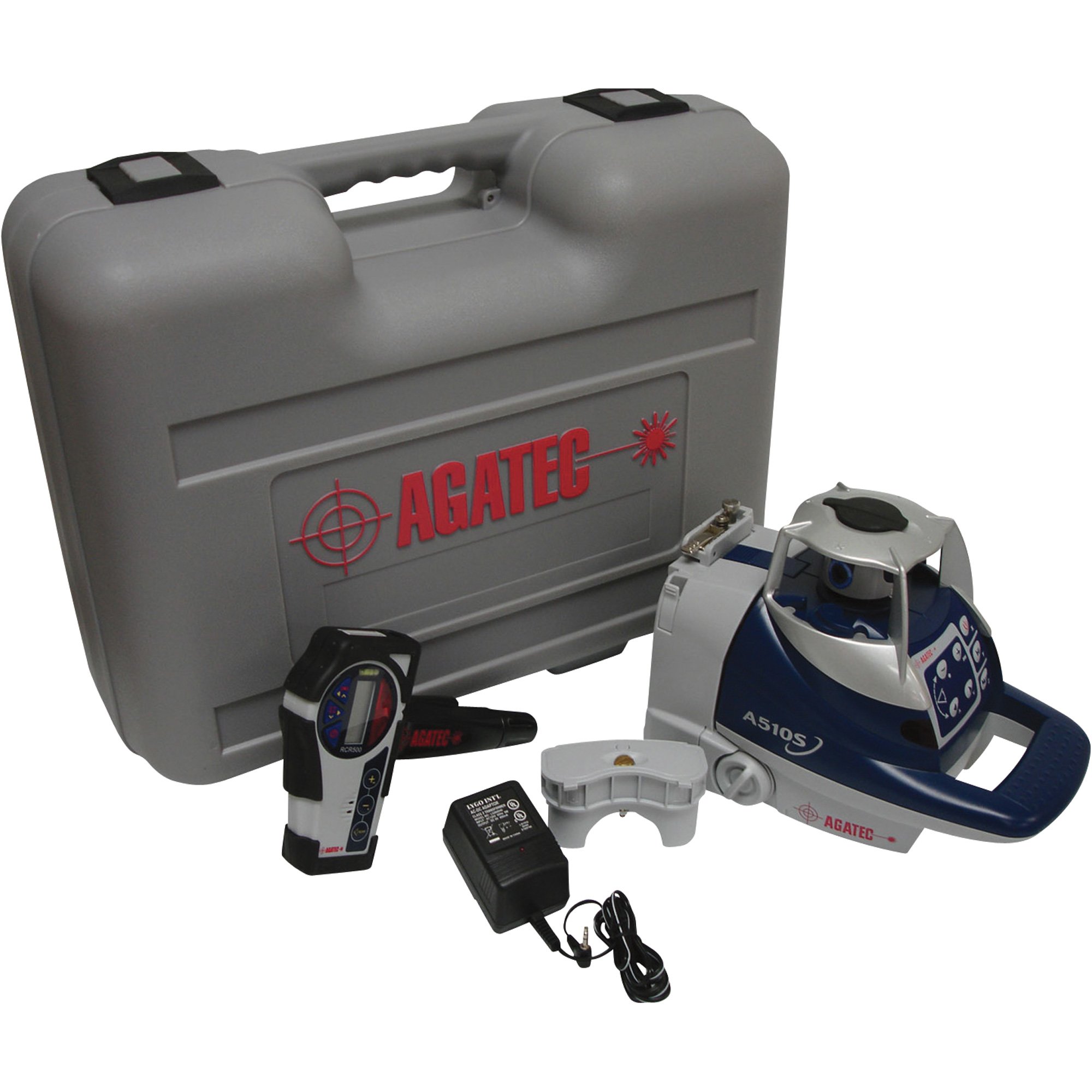 Agatec Horizontal/Vertical Self-Leveling Rotary Laser with Dual Manual Grade, Model# 510GC ...